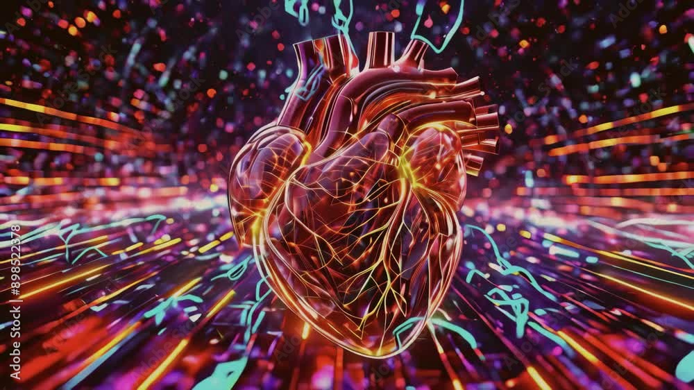 Future technology. HUD, interface, MRI brain scanning animation ...