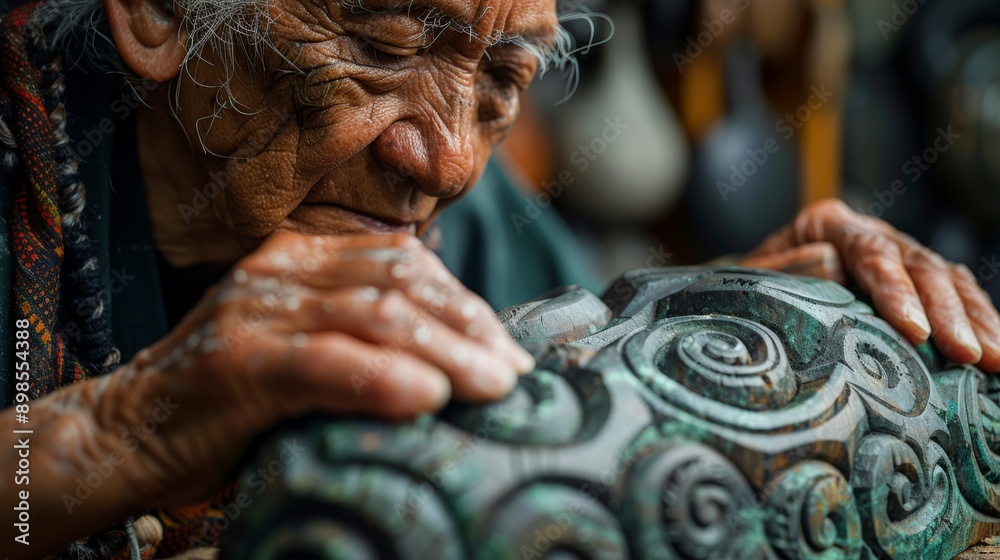 International Day of the World's Indigenous Peoples. A skilled Maori ...