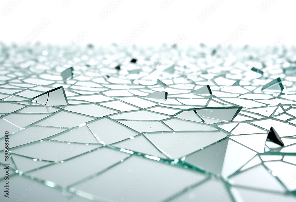 broken glass fracture texture isolated white background high resolution ...