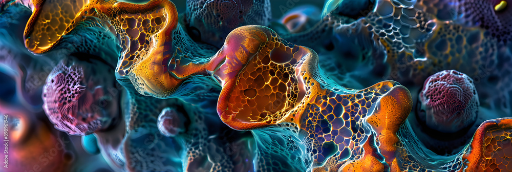 High-Resolution Microscopy: A Detailed View of Cellular Structures and ...