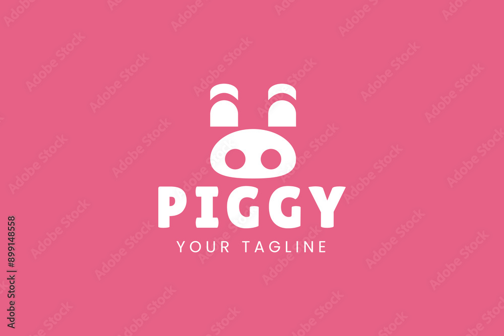 Pig farming logo design. Modern pig farm logo. Fresh pork logo design ...