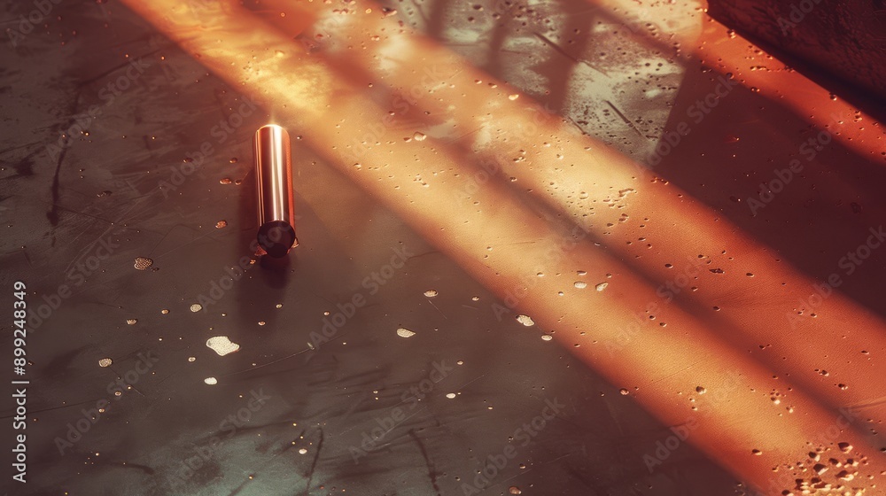 A cosmetic, minimalist background, light and shadow, focal dispersion ...