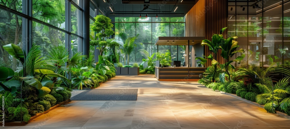 Green Sustainable and Environmental Office Space with Daily Employee ...