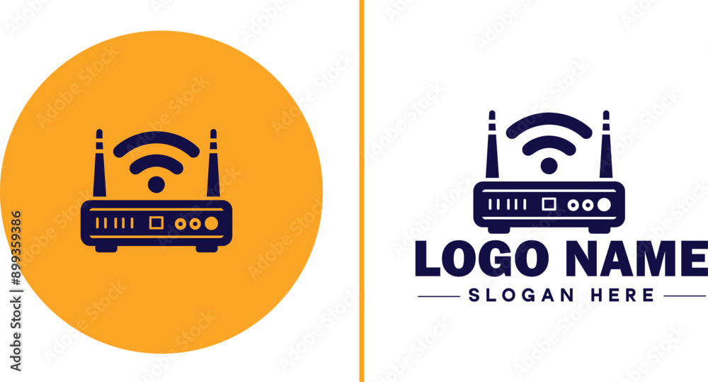Wi-Fi Router icon Wireless router Wi-Fi access point Network router ...
