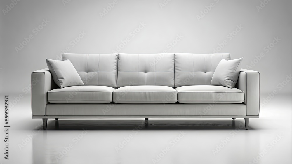 high poly monochromatic sofa set back view, , high poly, sofa ...