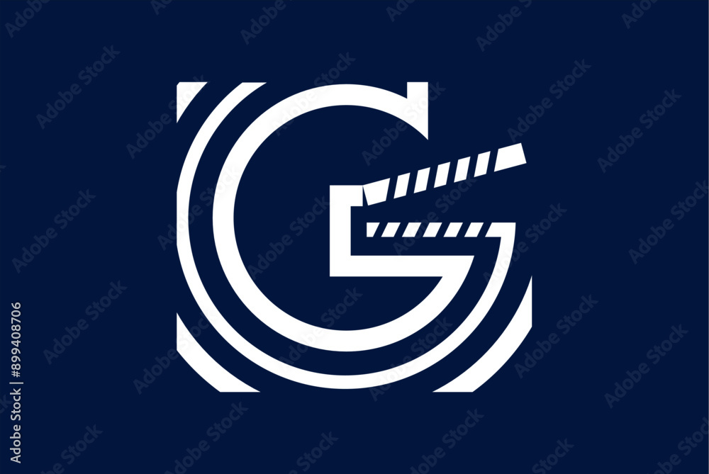 Letter g film production logo design royalty free image vector business ...