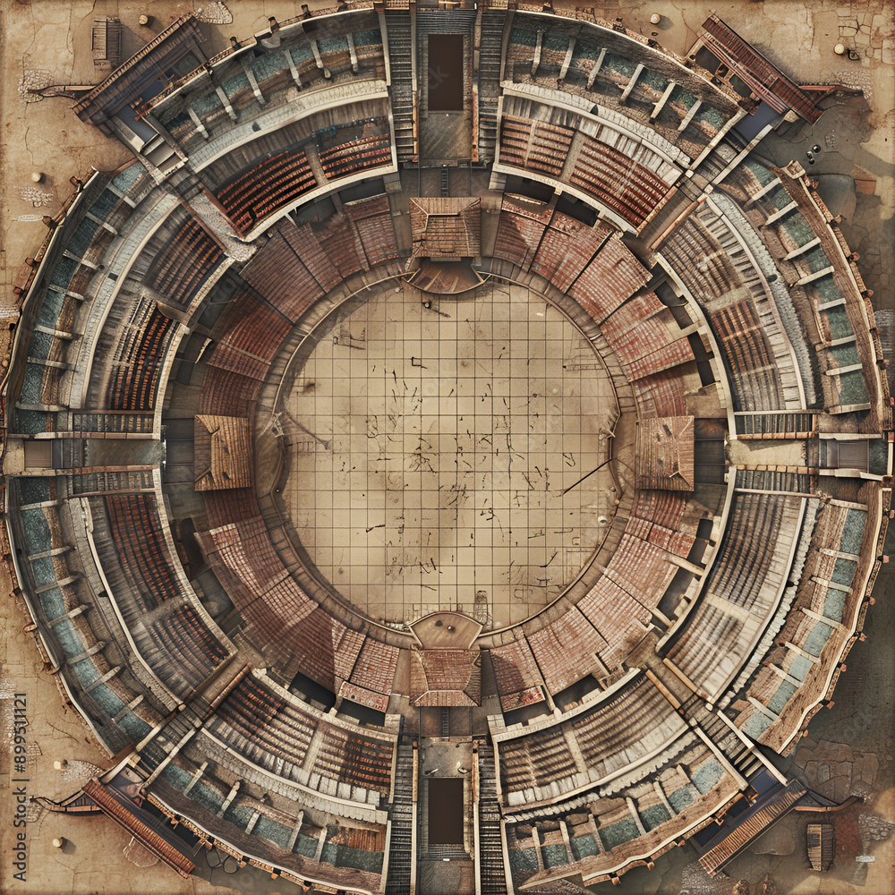 Ancient Rome Battle Map for RPG ,Map for Dungeons and Dragons,DnD map ...