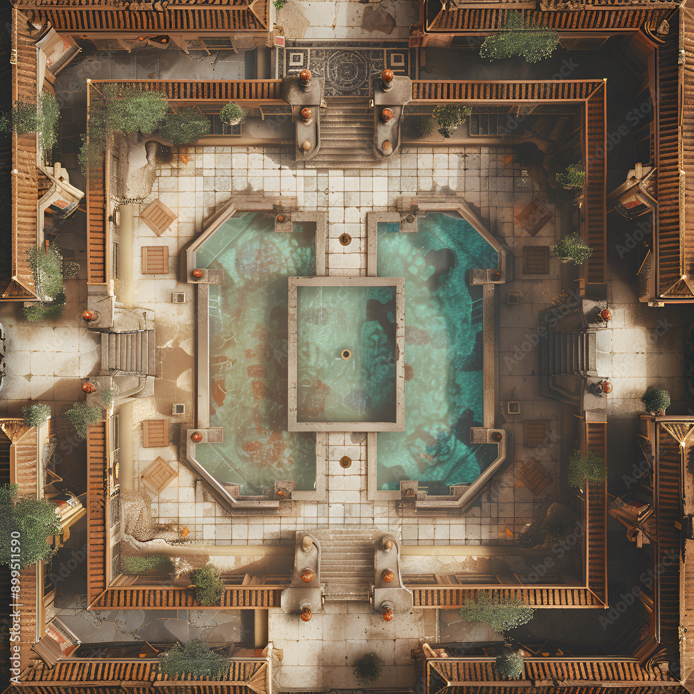 Ancient Rome Battle Map for RPG ,Map for Dungeons and Dragons,DnD map ...