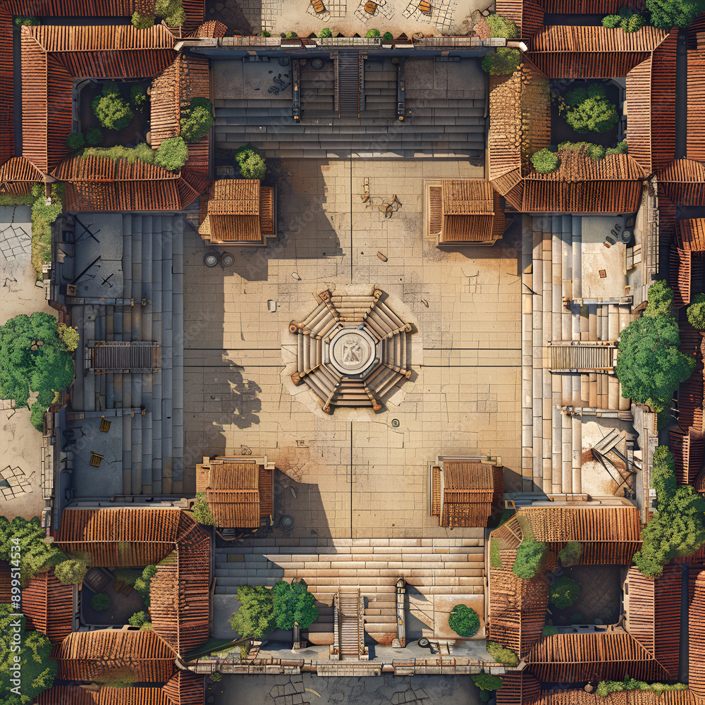 Ancient Rome Battle Map for RPG ,Map for Dungeons and Dragons,DnD map ...