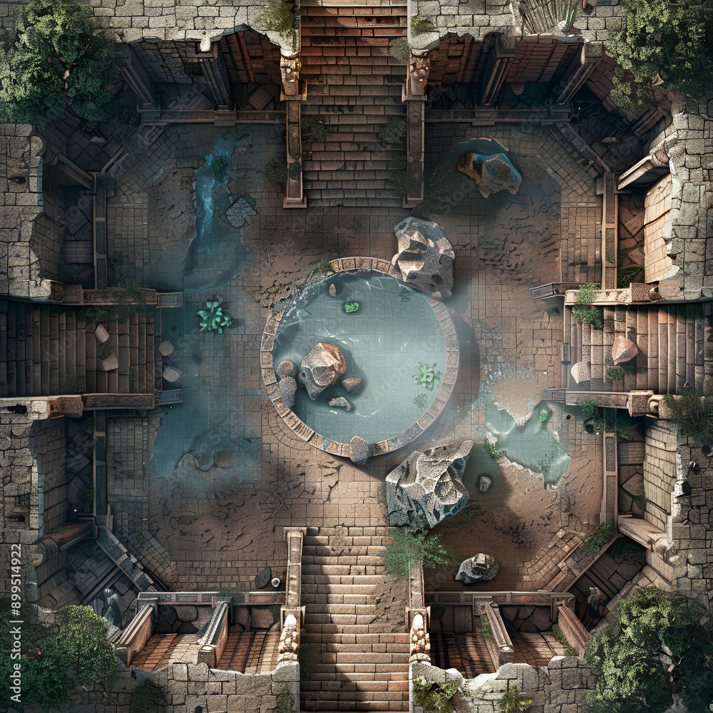 Ancient Rome Battle Map for RPG ,Map for Dungeons and Dragons,DnD map ...