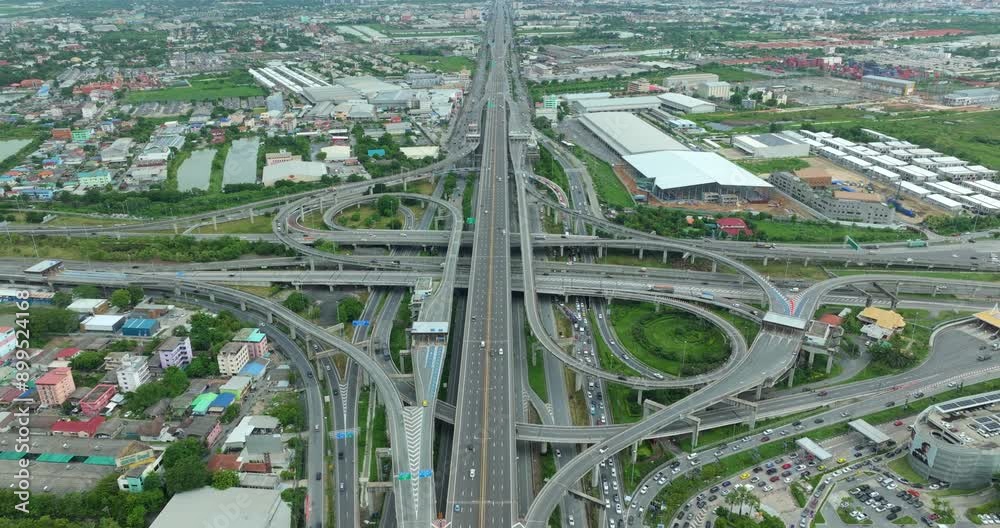 Burapha Withi Expressway, Industrial Ring Road, Bangna Intersection ...