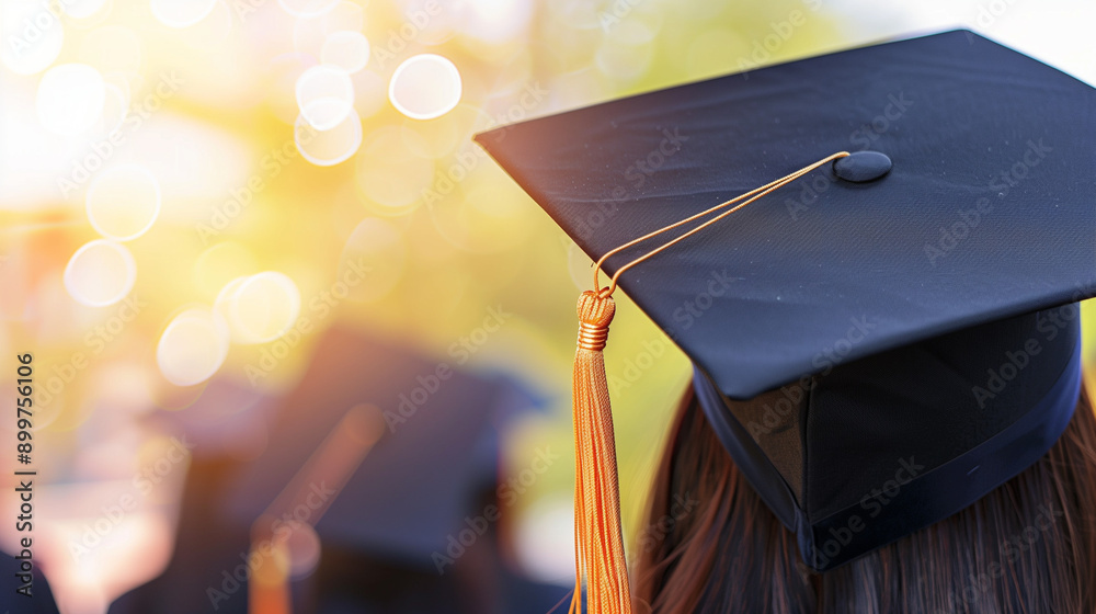 Celebrating University Graduation: Happy Students Wearing Graduation ...