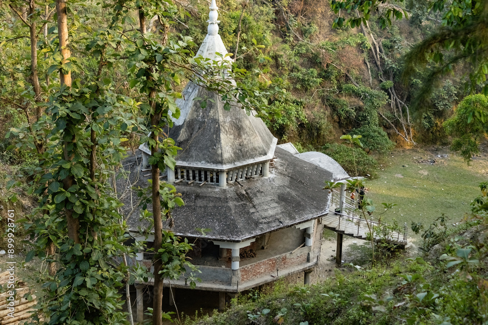 Buddhist temple details in Cox's Bazar district close to the Myanmar ...