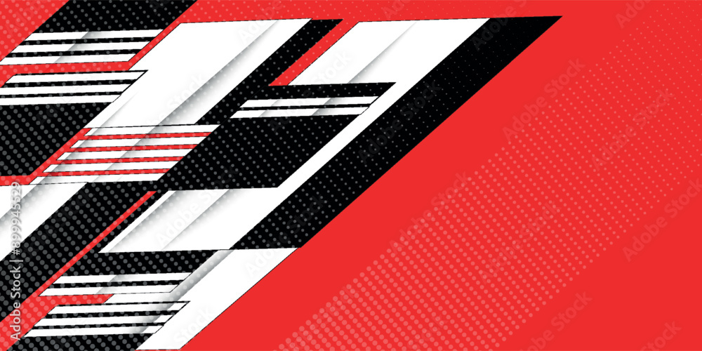 Poster Background, contrast red and black color abstract template for ...