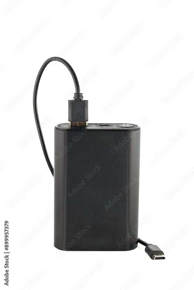 Additional self-contained external battery for charging mobile and ...