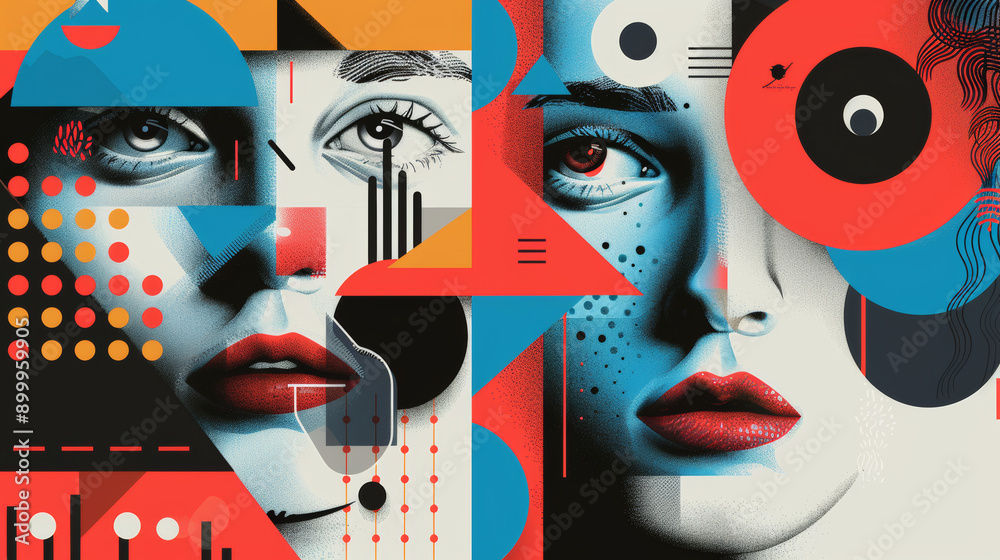 Include examples of graphic design, such as bold posters, sleek logos ...