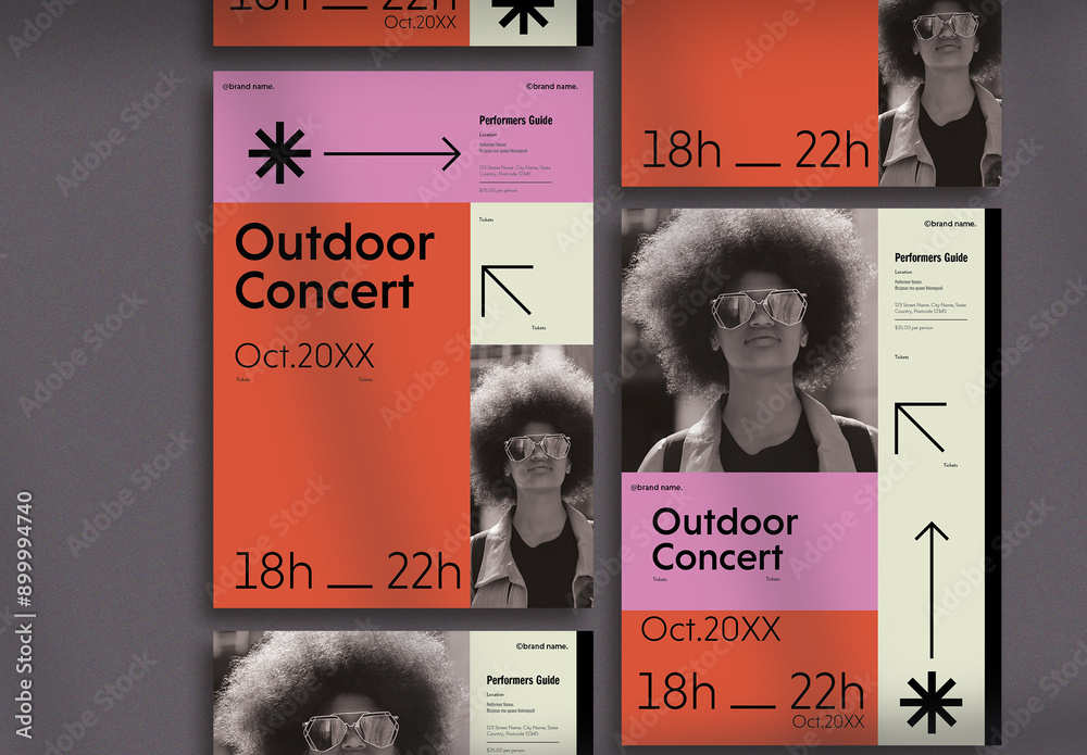 Minimal Poster Stock Template | Adobe Stock