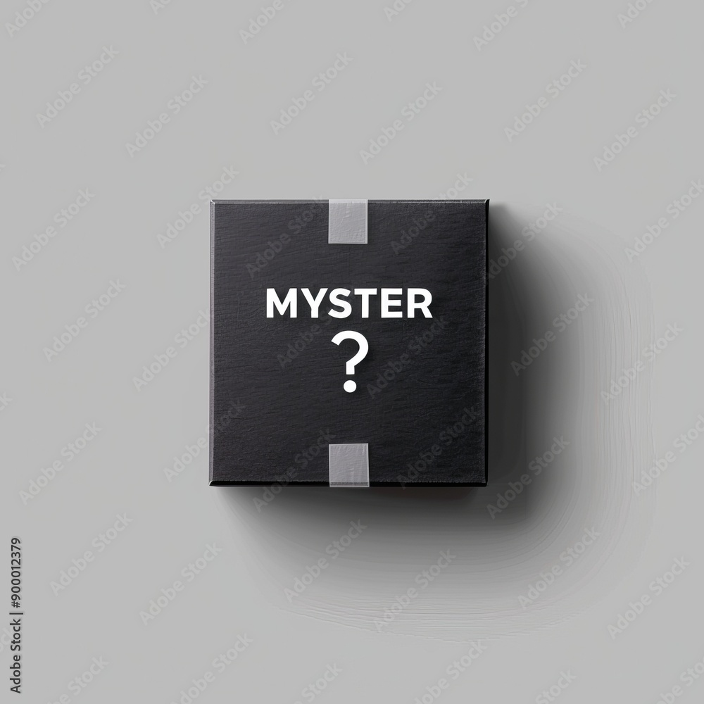 Unveiling the Mystery: A sleek, minimalist black box with the ...