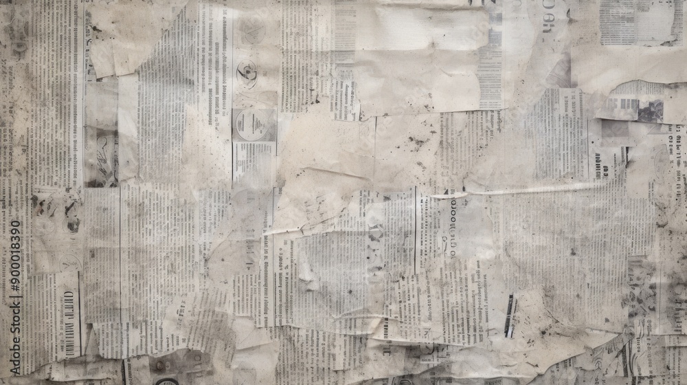 Textural legacy: gazette newspaper texture, distinctive pattern ...