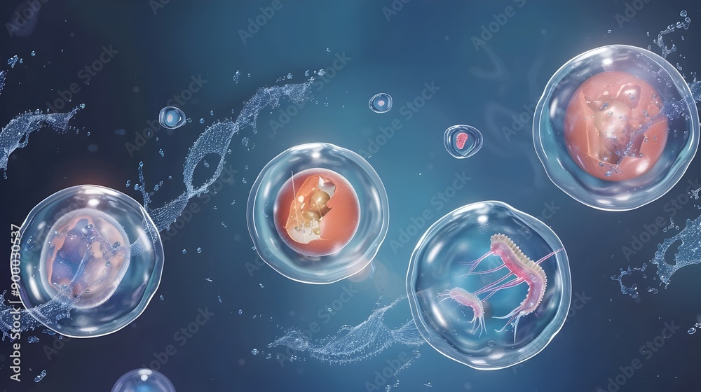 Photography Depicting the Stages of Embryo Development Embryology and ...