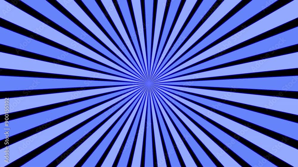 Cartoon Style 2d Rotating Background Animation on Transparent ...