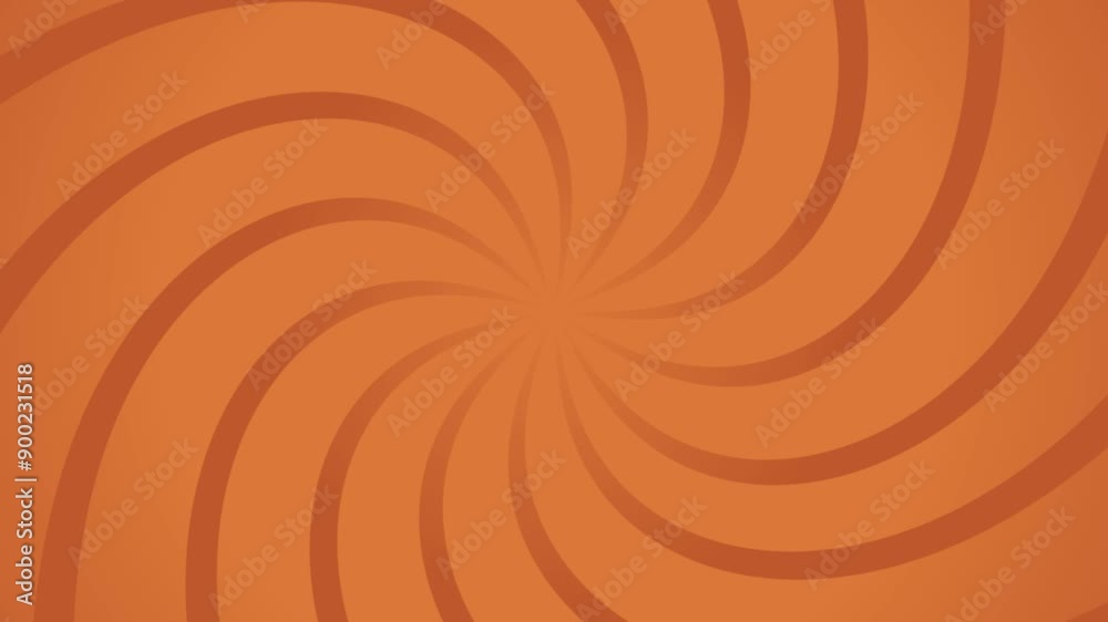 Abstract spiral twirling 2D shape line animation optical illusion 4K ...