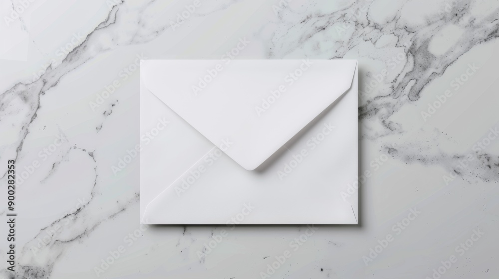 envelope template letter mock up branding a blank white background ...
