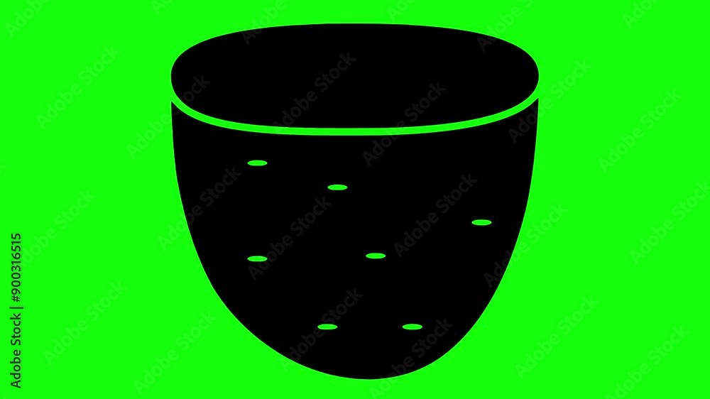 potato illustration video animation tree plant potato silhouette food ...