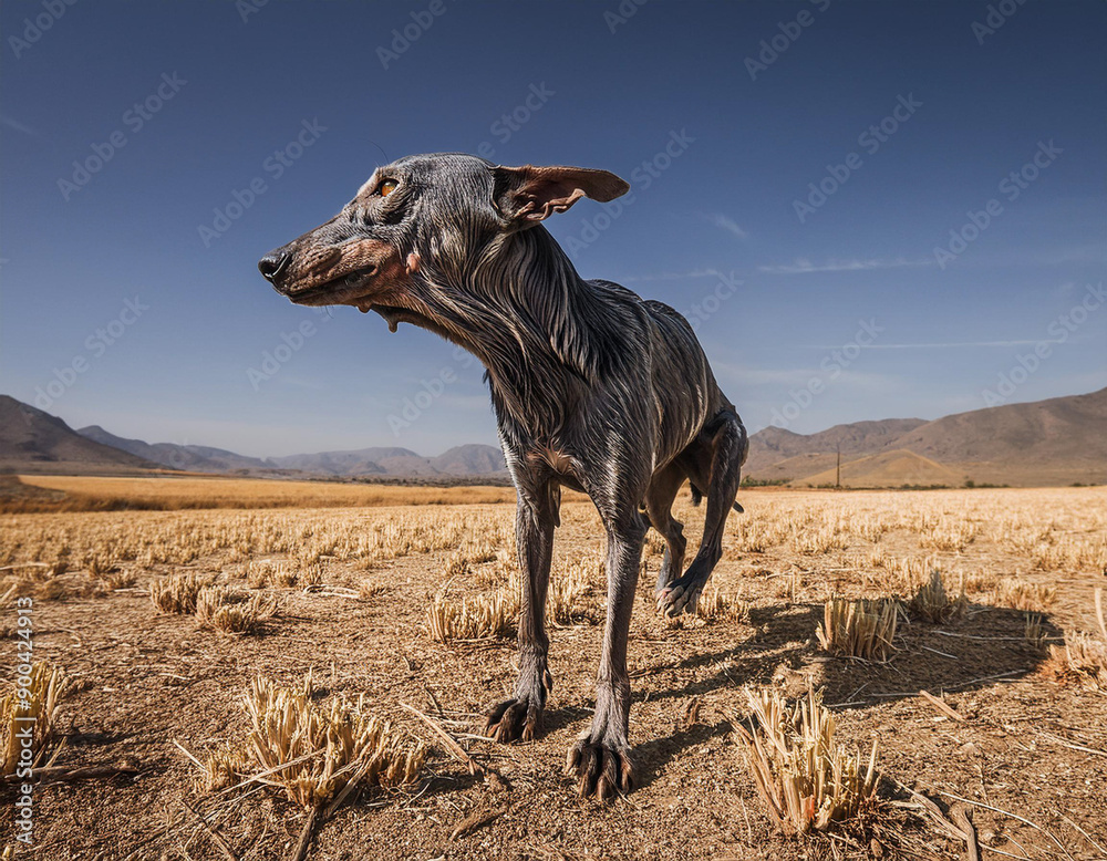 Cryptozoology Chupacabra in Arid Landscapes Concept of Unexplained ...