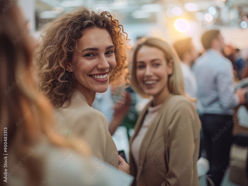 As one woman engage in trade shows, they showcase the company's ...