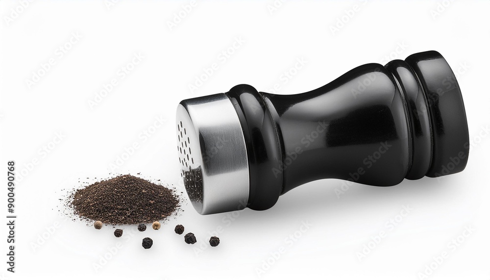 black pepper shaker isolated transparent png image Stock Photo | Adobe ...