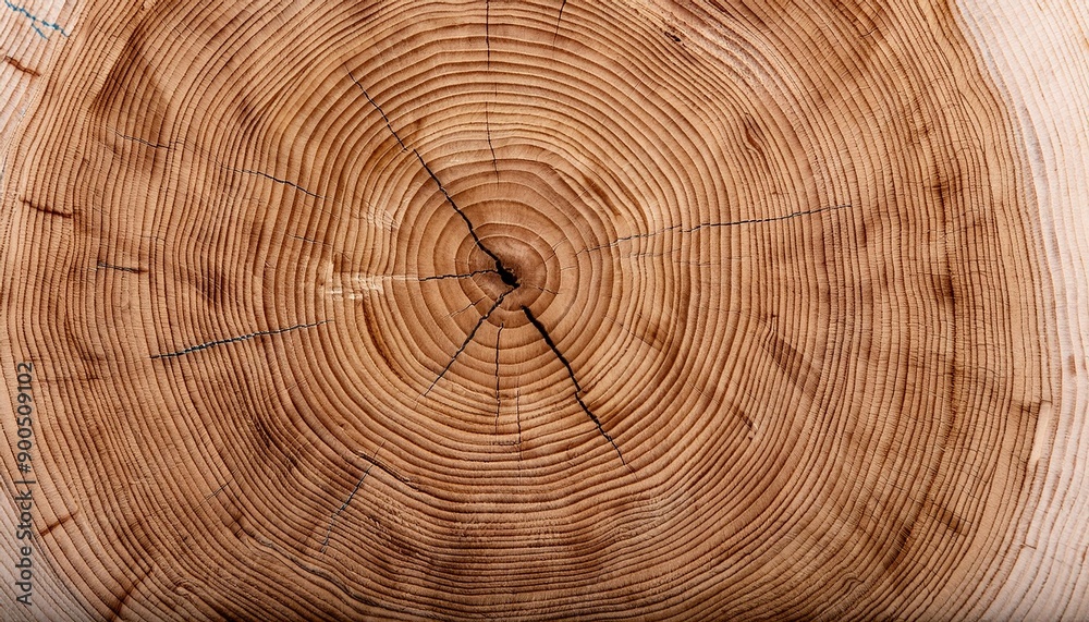 large circular piece of wood cross section with tree ring texture ...