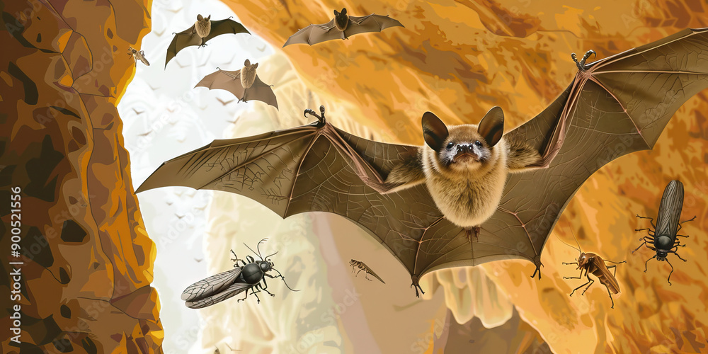 Cave Dwellers: An image showing the diverse wildlife that inhabits ...