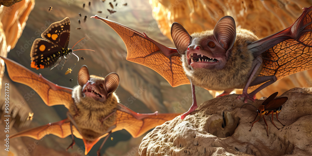 Cave Dwellers: An image showing the diverse wildlife that inhabits ...