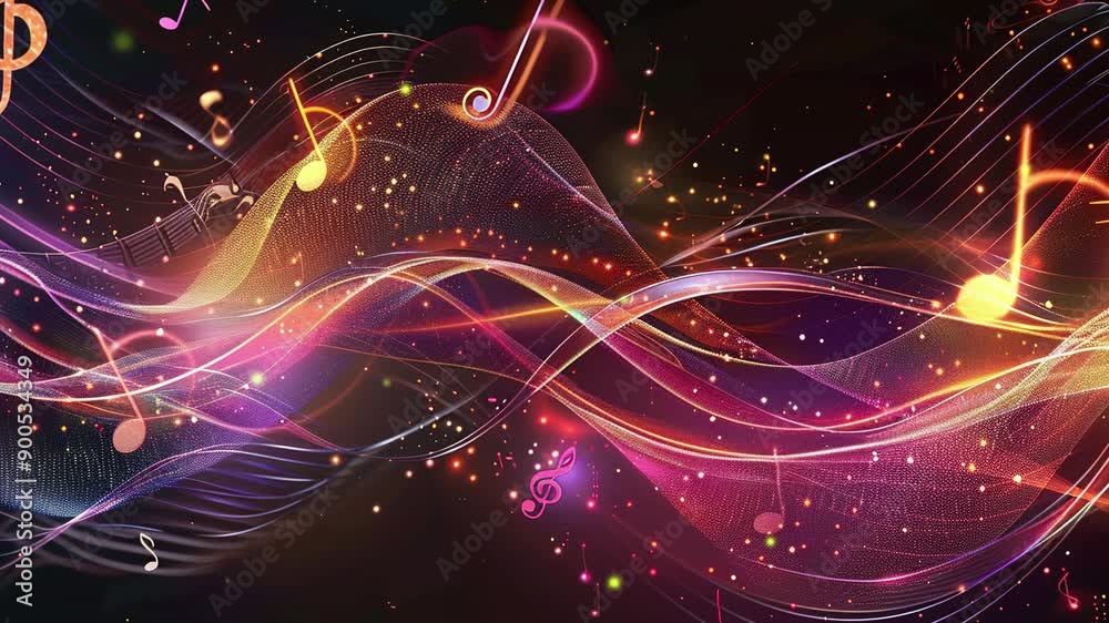 International Strange Music Day. World Music Day. Abstract colorful ...