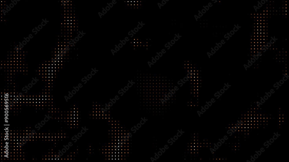 Abstract dynamic dots background animation. 4k dynamic circular ...