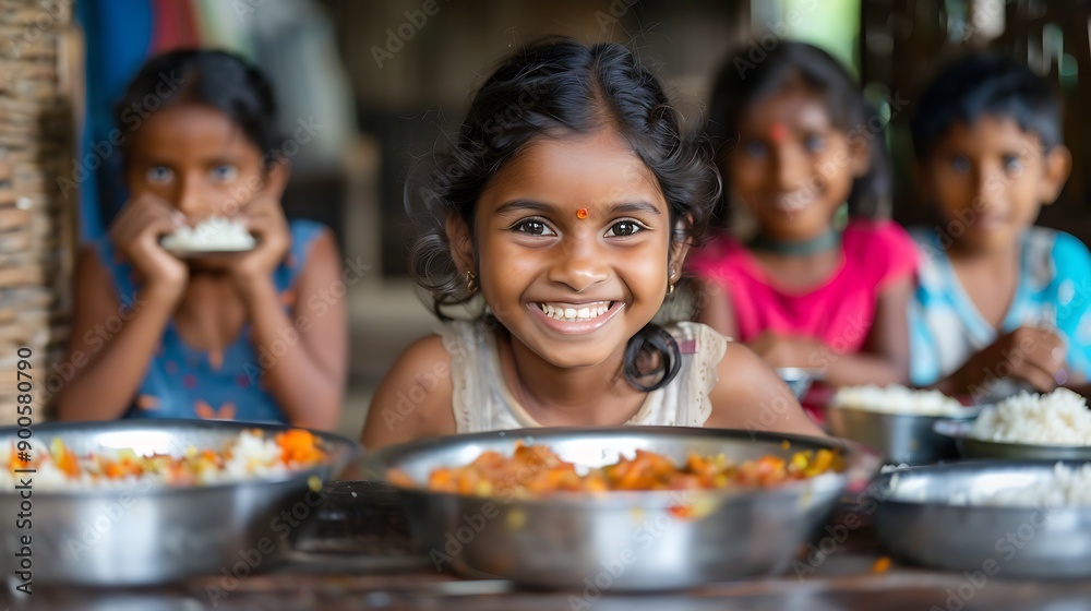 Family of Sri Lanka. Sri Lankan.A joyful young girl with a bright smile ...