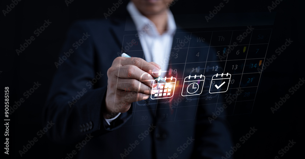 Agenda for Business Planning Calendar: Concept of Work Schedule ...