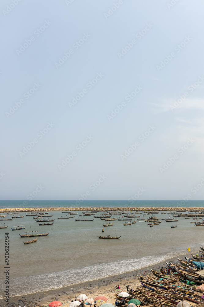 Ussher Fort in Accra, Ghana, is a historic landmark that highlights the ...