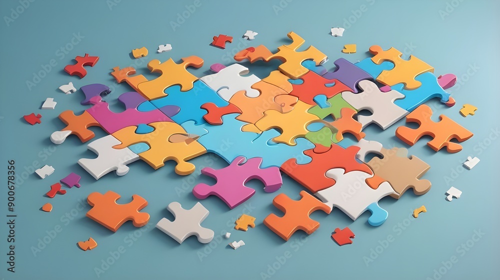 It resembles piecing together a puzzle with a few missing pieces. To ...