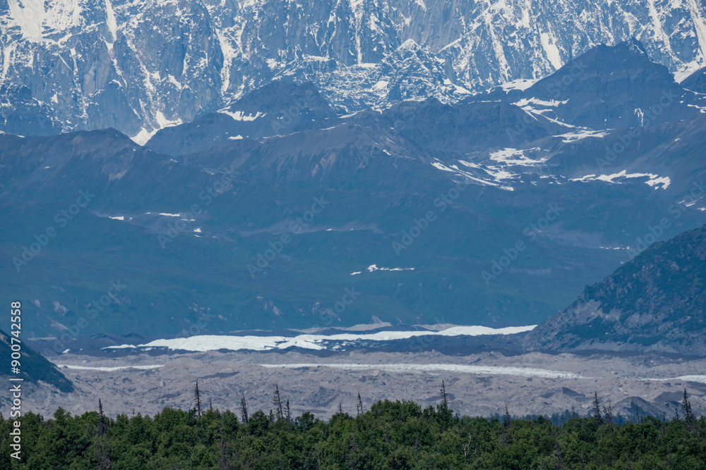 The Alaska Range is one of the higher ranges in the world after the ...