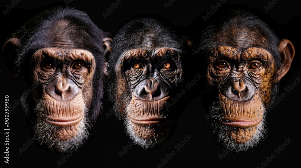 Fotka „Human evolution. A study of the sequence of biological evolution ...