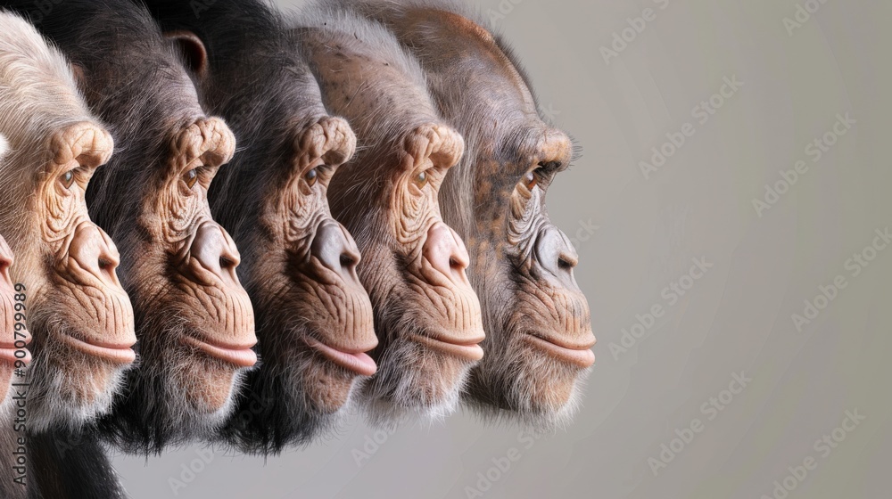 Foto de Human evolution. A study of the sequence of biological ...