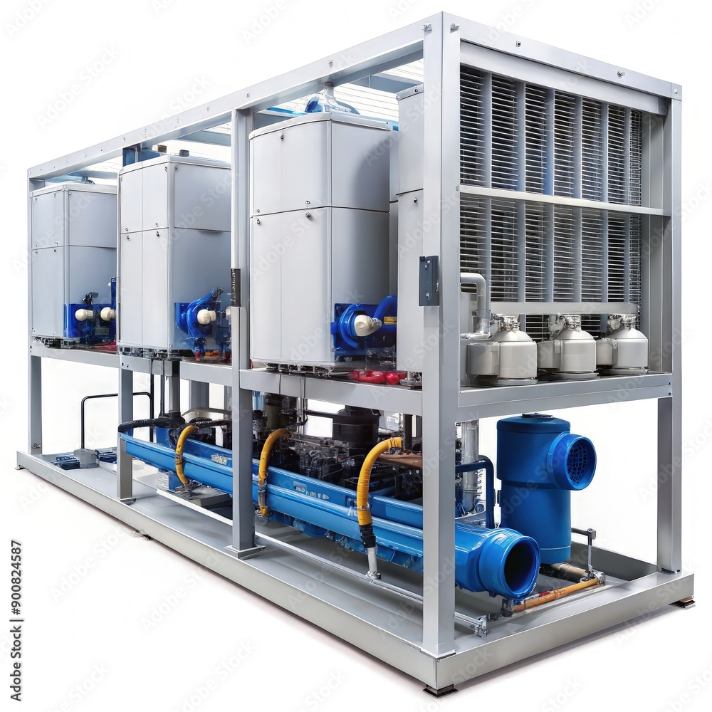 High-Efficiency Refrigeration System for Industrial Use at Cold Storage ...