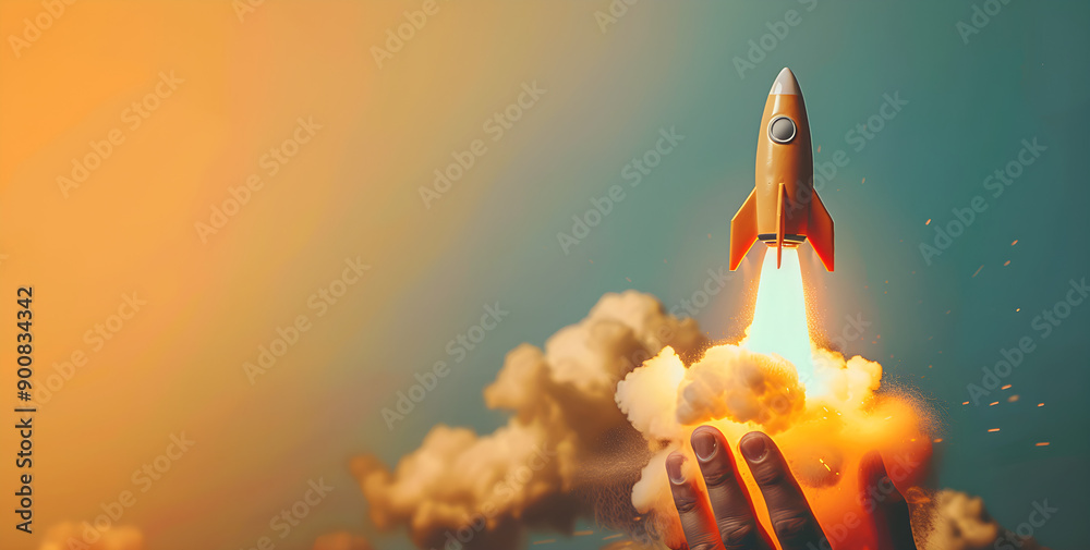 dynamic rocket launch, creativity, innovation, entrepreneurship ...