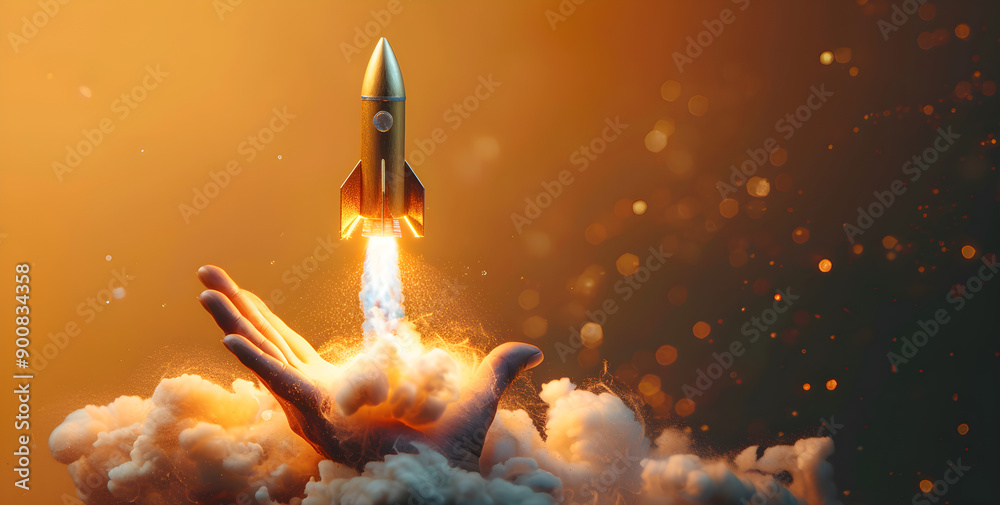 Dynamic concept of innovation, entrepreneurship, launching ideas ...