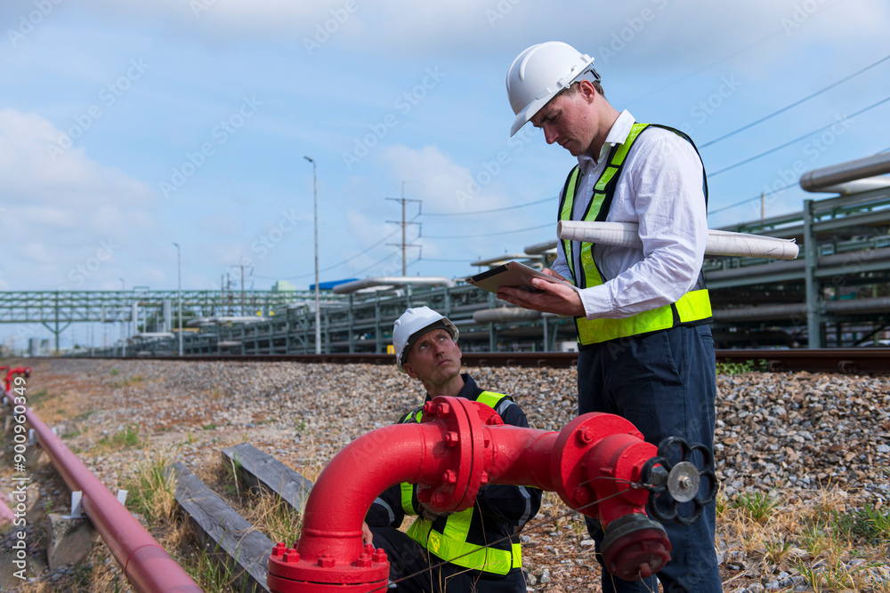 team service visual inspection Fire department connect outside valve ...