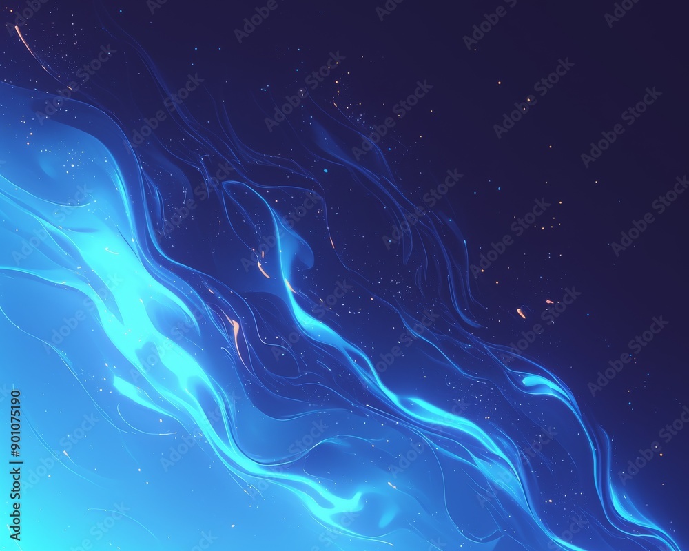 Abstract fluid art background. Featuring liquid shapes and dynamic swirls. Highlighting the ...
