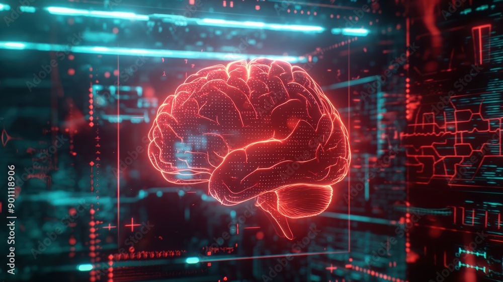 Brain activity is being analyzed by artificial intelligence using a ...