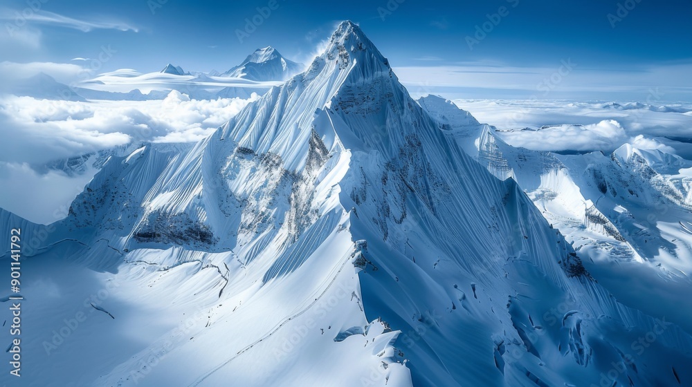 Alpamayo Mountain (Peru): Famous for its perfectly conical shape, this ...